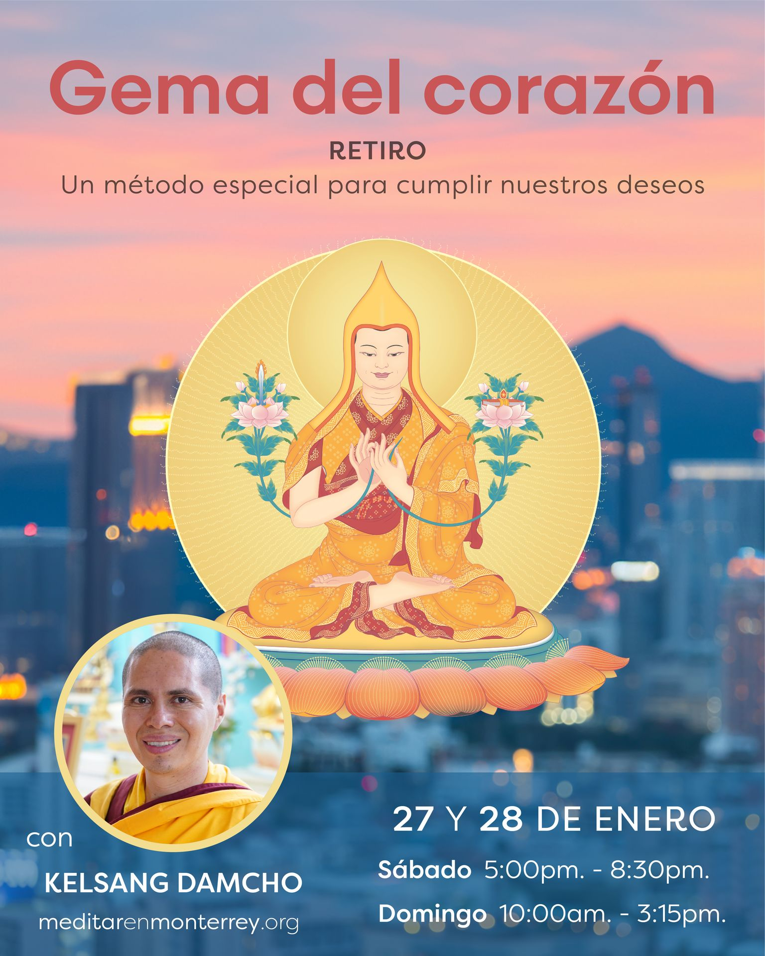 Gema del corazón · Retiro · 27 y 28 de enero | Centro de Meditación ...